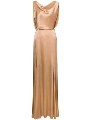 Alberta Ferretti Belted Gown