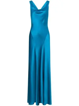 Alberta Ferretti Cowl-neck Gown
