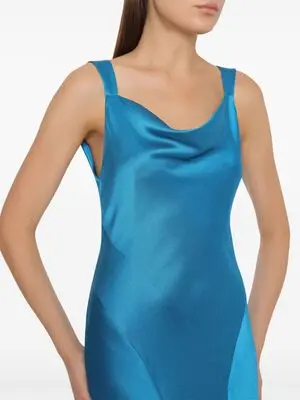 Alberta Ferretti Cowl-neck Gown
