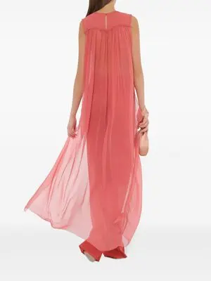 Alberta Ferretti Ruffle-detail Silk Blouse