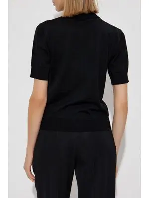 Balmain Logo-print Knit T-shirt