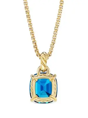 David Yurman 18kt Yellow And Topaz Pendant