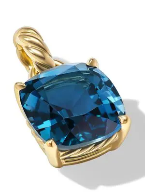 David Yurman 18kt Yellow And Topaz Pendant