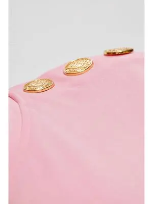 Balmain Logo-print Tank Top - Pink