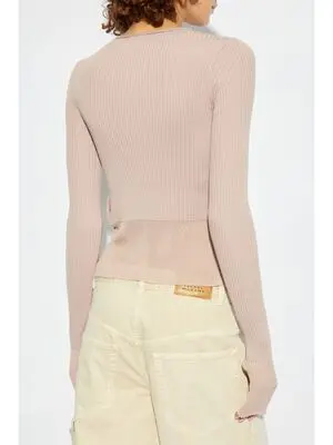 DIESEL® M-sleshs Knitted Top - Pink