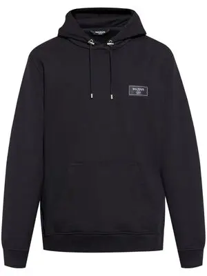 Balmain Logo-patch Hoodie