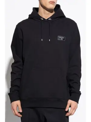 Balmain Logo-patch Hoodie