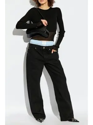 DIESEL® M-sleshs Knitted Top - Black
