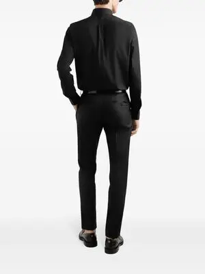 Dolce & Gabbana Logo-appliqué Shirt - Black