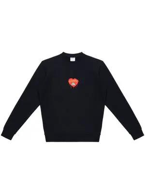 COUNTY OF MILAN Marcelo Burlon Bunny Heart Sweatshirt - Black