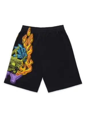COUNTY OF MILAN Marcelo Burlon Flame Shorts