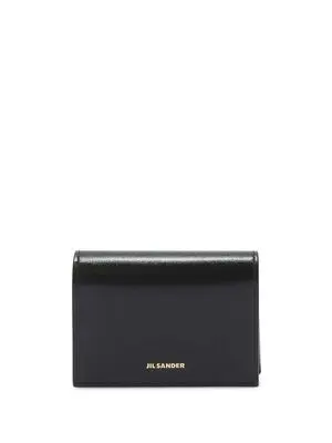 JIL SANDER Logo-lettering Card Holder - Black