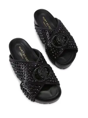 Kurt Geiger Chelsea Slides - Black