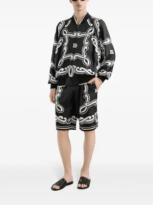 Dolce & Gabbana Bandana-print Bomber Jacket