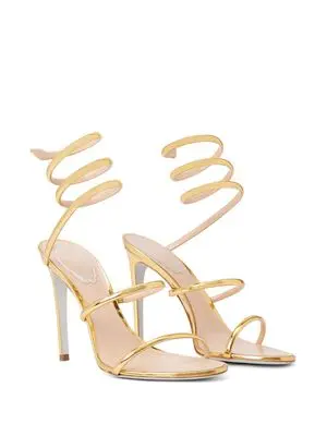Rene Caovilla Cleo Sandals - Gold