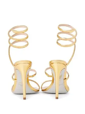 Rene Caovilla Cleo Sandals - Gold