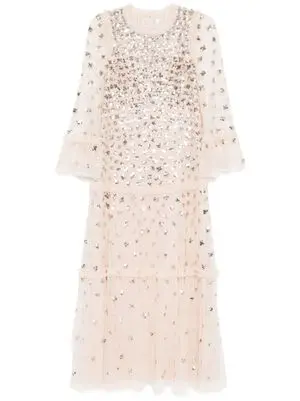 NEEDLE & THREAD Glisten Tiered Gown