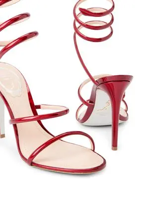 Rene Caovilla 105mm Cleo Sandals - Red