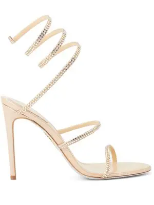 Rene Caovilla 105mm Cleo Sandals - Pink