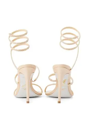 Rene Caovilla 105mm Cleo Sandals - Pink