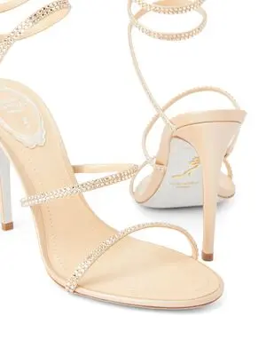Rene Caovilla 105mm Cleo Sandals - Pink