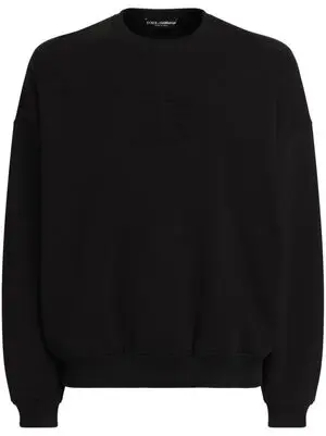 Dolce & Gabbana Logo-embossed Sweatshirt - Black