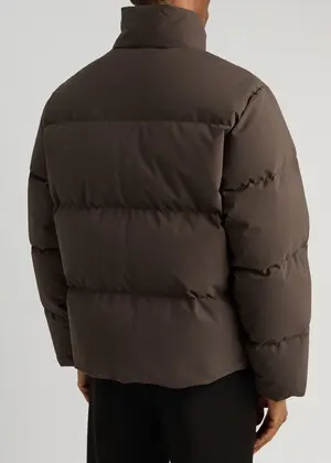 Moncler Misonet Quilted Shell Jacket - Brown