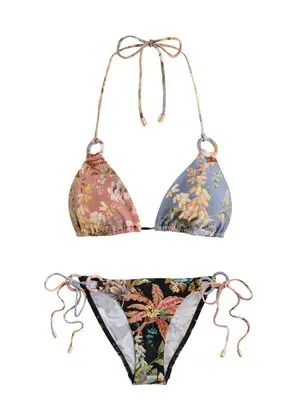 Zimmermann Tallow Floral-print Bikini - Multi Print