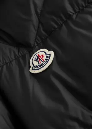 Moncler Bazena Quilted Shell Bomber Jacket - Black