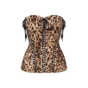 SKIMS Dolce And Gabbana X Silk Lace Up Corset