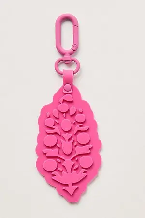 Free People Buti Keychain - Frosted Magenta