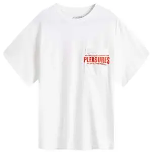 PLEASURES Staff Pocket T-shirt - White