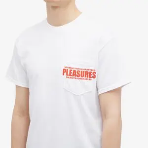 PLEASURES Staff Pocket T-shirt - White