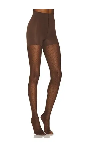 Wolford Control Dots Tights - Umber