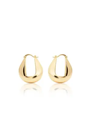 KENNETH JAY LANE U Huggie Hoop Earrings