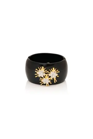 KENNETH JAY LANE Starburst Cuff Bracelet - Gold