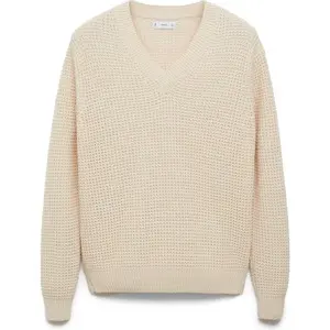 Mango V-neck Sweater