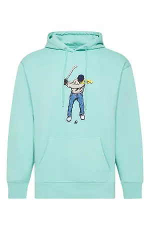 EASTSIDE GOLF Swingman Core Fleece Hoodie - Aqua Sky