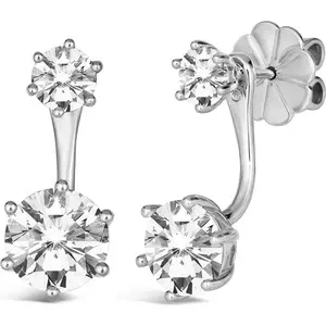 ANNA ZUCKERMAN Diamond Crystalline Earrings Set - White Diamond Crystalline