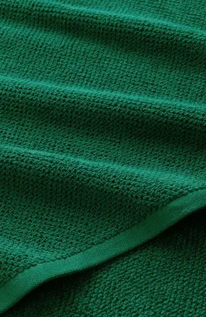 CHRISTY Brixton Textured Popcorn Weave Bath Sheets - Emerald