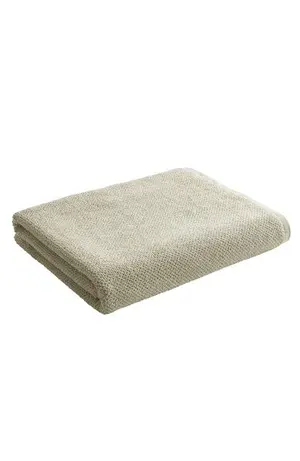 CHRISTY Brixton Textured Popcorn Weave Bath Sheets - Pebble