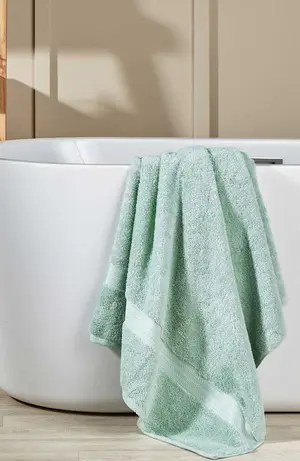 CHRISTY Renaissance Classic 100% Egyptian Cotton Bath Sheets - Eggshell Blue