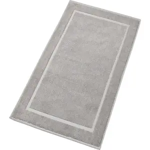 CHRISTY Renaissance Classic Cushiony Soft Cotton Bath Mat - Dove Gray