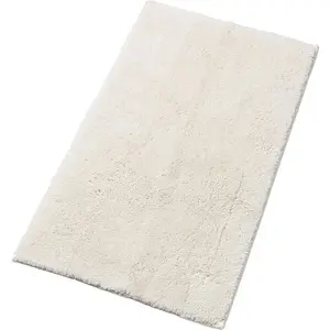 CHRISTY Deep Pile Thick Non-slip Bath Rug - Parchment