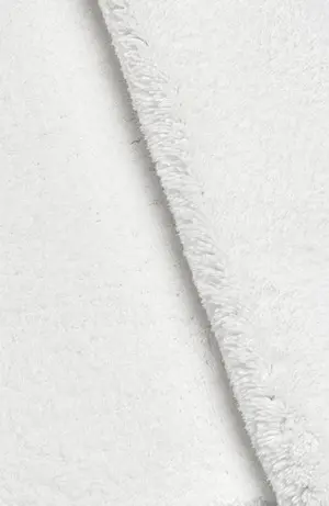 CHRISTY Deep Pile Thick Non-slip Bath Rug - White