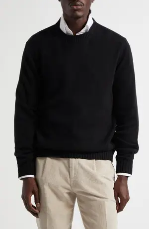 Thom Sweeney Crew Neck Sweaters For Men