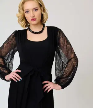 Unique Vintage Billow Long Sleeved Hollywood Duster