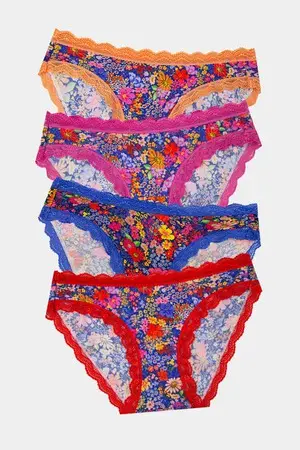 STRIPE & STARE Original Knicker Four Pack Full Bloom