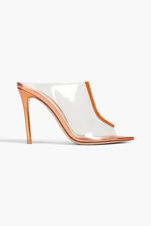 GIANVITO ROSSI Sigma Crystal-embellished Mules