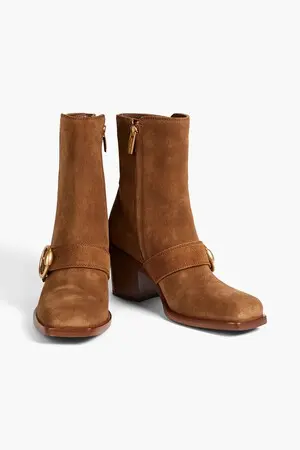 GIANVITO ROSSI Wayne Buckled Ankle Boots
